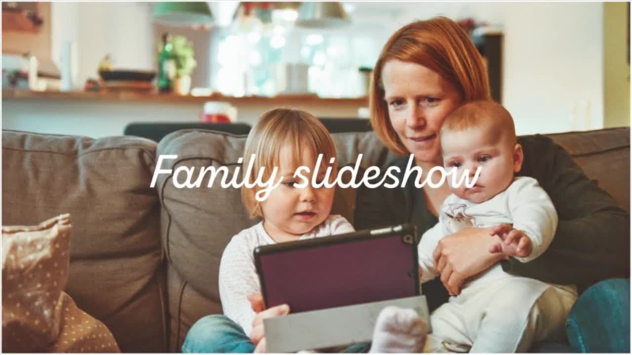 Family Slideshow After Effects Templates