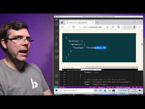 Beyond Code Live X: Nerdfont in Windows Terminal & Linux (WSL & WSL2) [take 2]