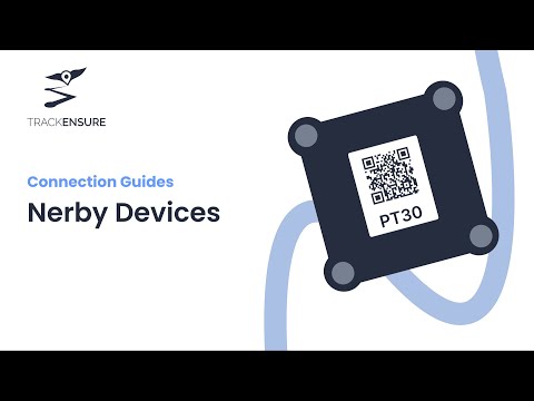 First time PT-30/40 BT Connection. Way#2: Using Nearby Devices menu