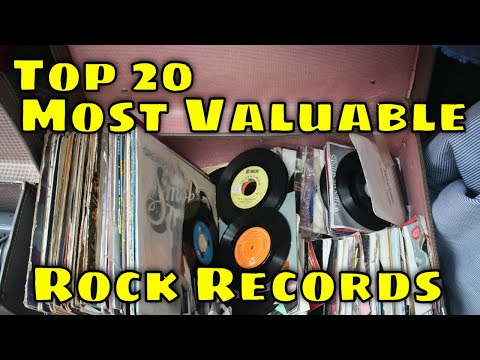 Top 20 Most Valuable Vintage Rock Records