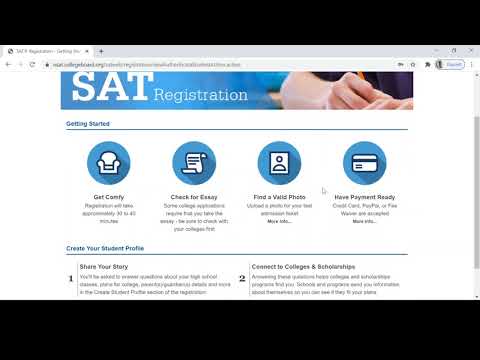 SAT Exam Complete Registration Procedure | SAT Step by Step Detailed Procedure