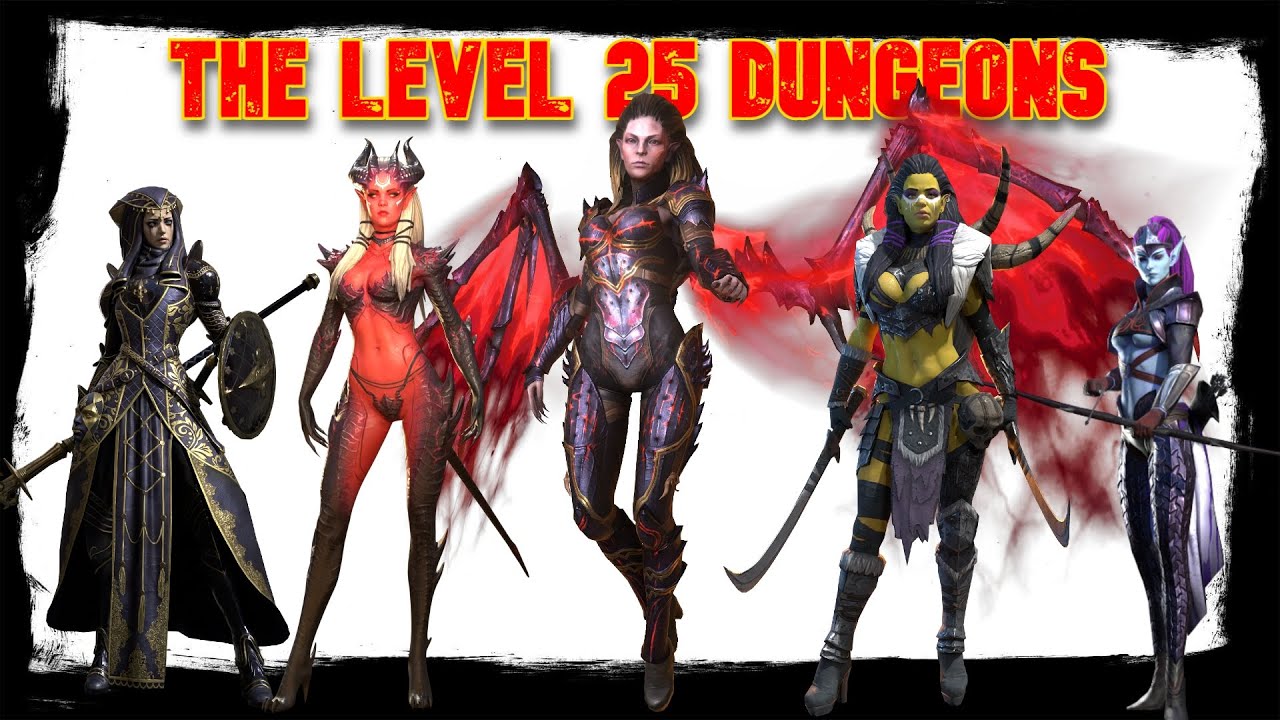 My Level 25 Dungeons | RAID: Shadow Legends