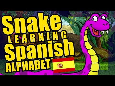 Spanish Alphabet Snake Parade
