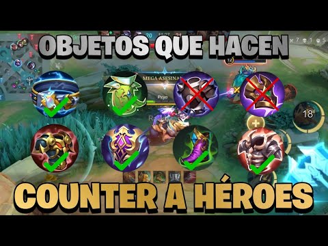 Objetos Defensivos 🛡️ que hacen Counter a Héroes y a Otros Objetos | Mobile Legends Español