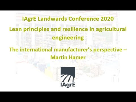 The international manufacturer's perspective - Martin Hamer