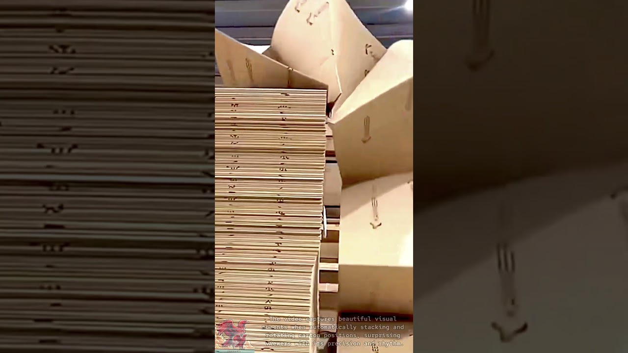 Beautiful pictures of automatic box stacking || Unique