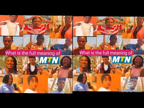 Funny! What is the Full meaning of MTN?. ππππ #mtn #interview