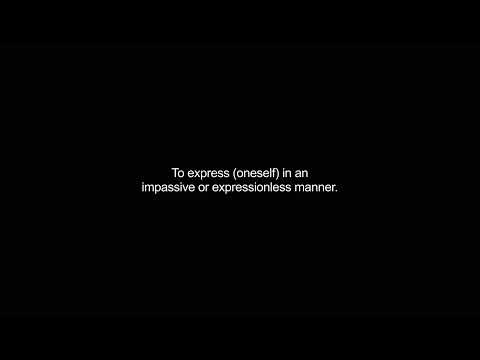 deadpans video Dictionary meaning and pronunciation