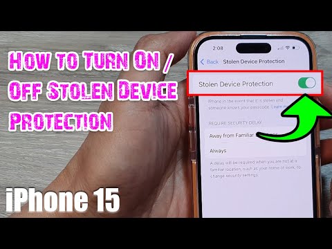 iPhone 15/15 Pro Max: How to Turn On/Off Stolen Device Protection