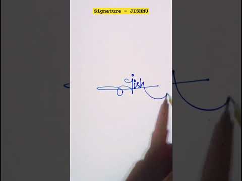 How To Write Letter J | How To Sign Letter J | J Letter Signature Style #shorts