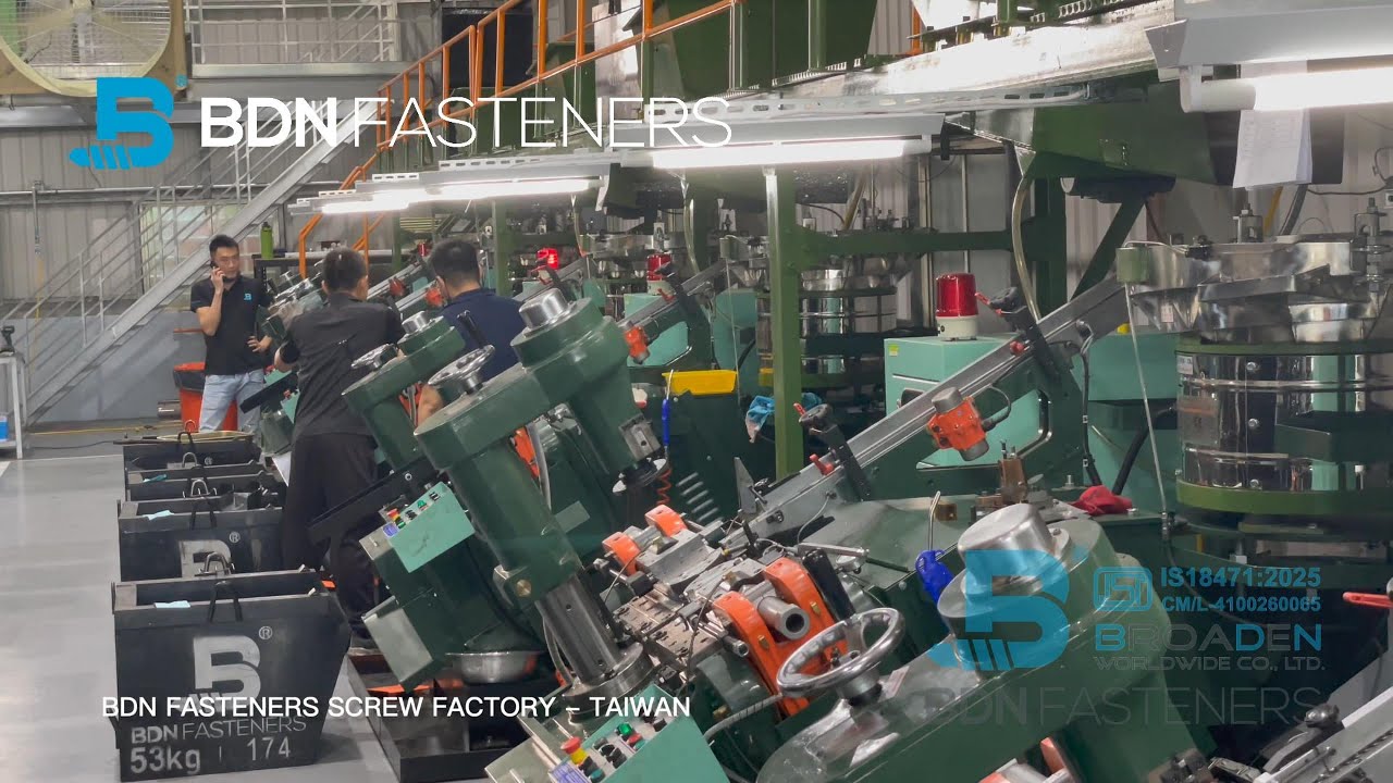 BIS-Certified Fasteners from Taiwan｜BDN FASTENERS