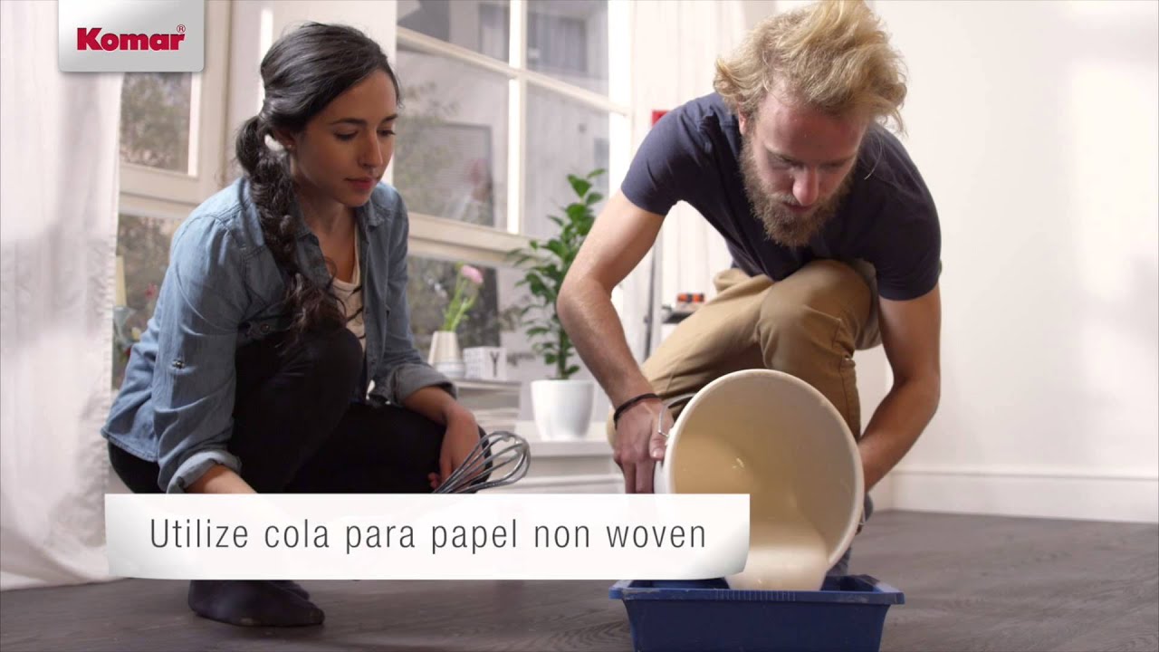 Foto Murais Non Woven Komar – Instruções: Colocar papel de parede nunca foi tão fácil!
