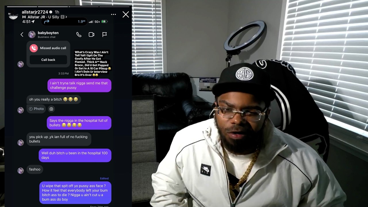 AllStar JR & Ben 10 Exchange DM's on Instagram | Gucci Mane First Time In Public Since Accident.