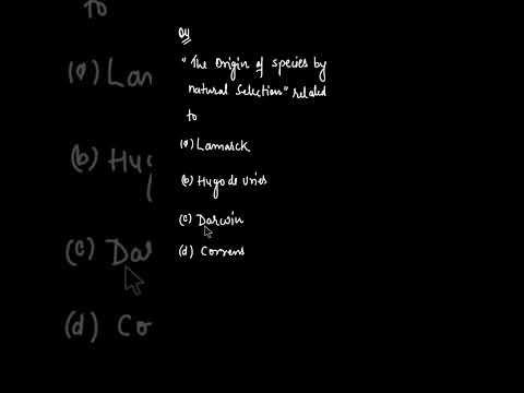 Origin of Species by natural selection #shorts #evolution