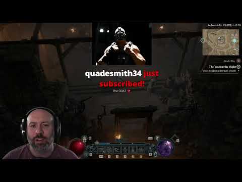 Two For One Stream! Diablo and Chat Now, Bunnyman later!