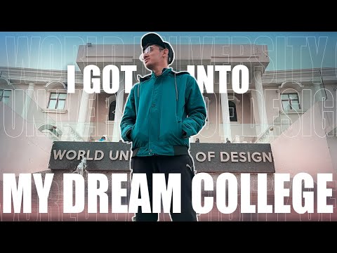 I GOT INTO DESIGN COLLEGE || WORLD UNIVERSITY OF DESIGN