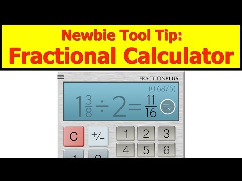 Newbie Tool Tip: Fractional Calculator Apps