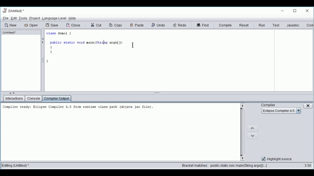 Starting out with Dr. Java