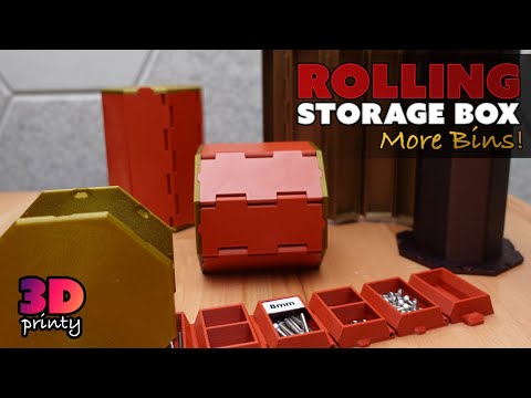 Rolling Storage Box by 3d-printy - Thingiverse