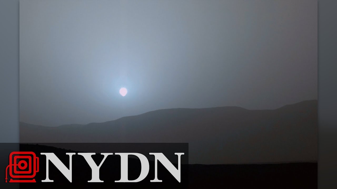 NASA's Curiosity Rover Captures Mars Sunset