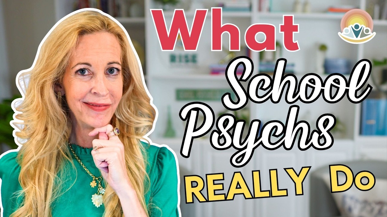 WHAT Does a School Psychologist Do? Inside IEP Testing, Evaluations, and Student Support