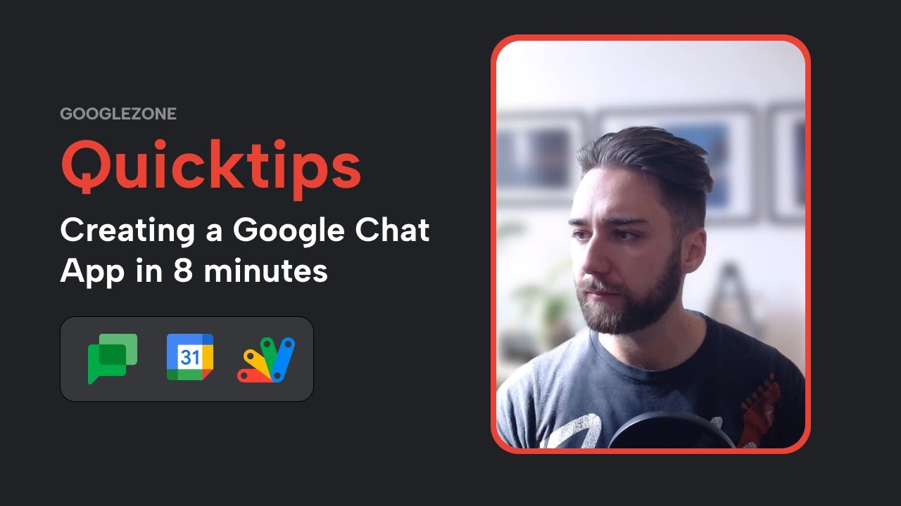 Creating a Google Chat app in 8 minutes | Quicktips