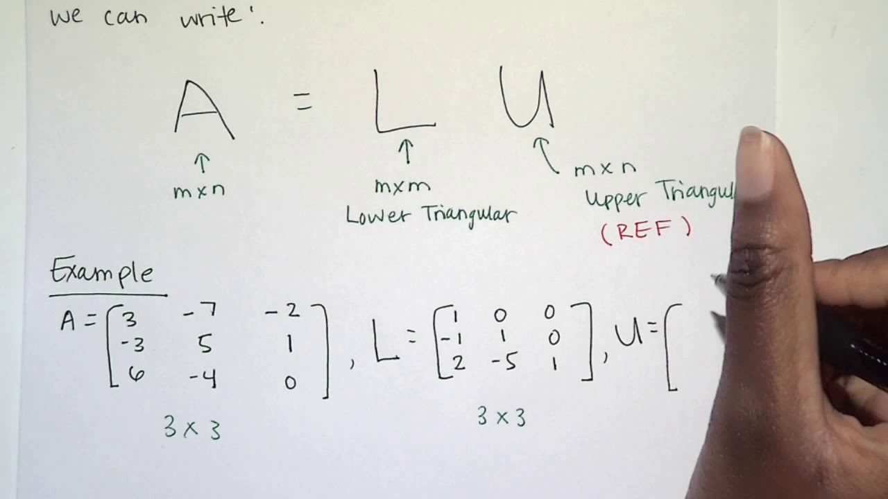 LU Factorization part 1
