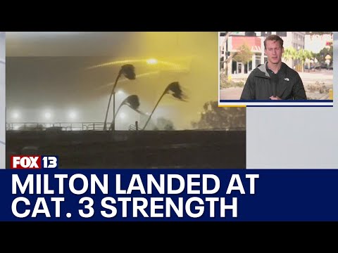 Live report: Milton makes landfall as cat. 3 hurricane in FL