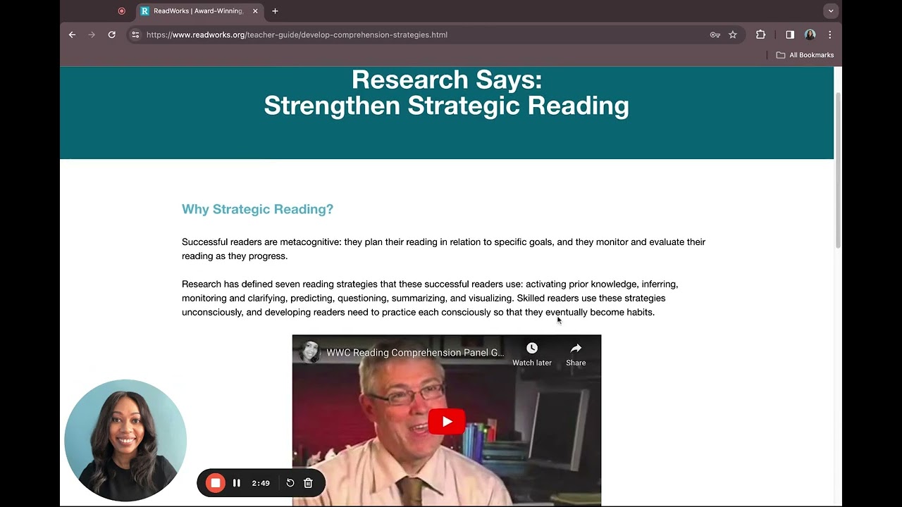 ReadWorks Teacher Guide Overview