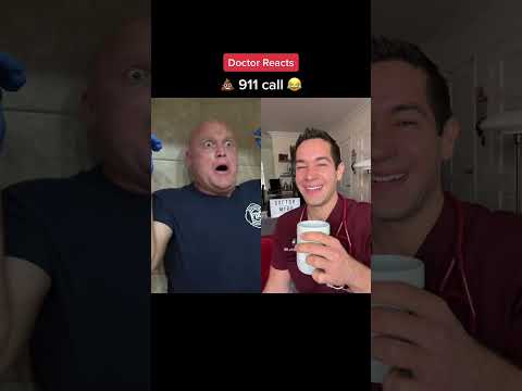 The WORST 911 food poisoning call ๐ #hilarious #shorts #doctor