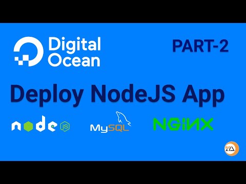 Part 2: Deploy Node.js App To DigitalOcean Server | DigitalOcean Crash Course