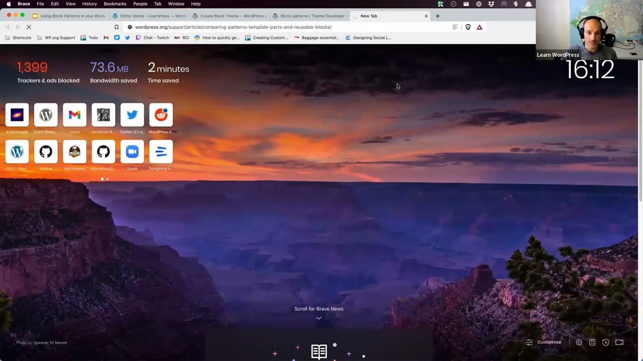 Let’s code  using block patterns in your block theme
