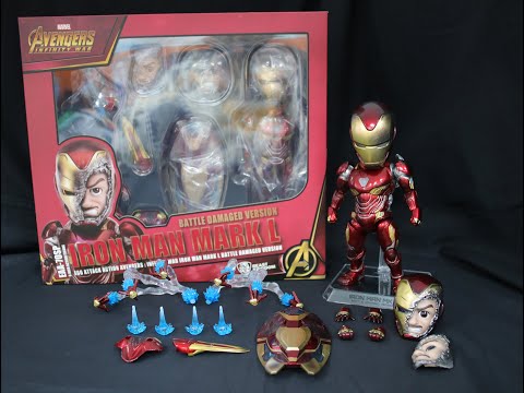 EAA-070SP Avengers:Infinity War Iron Man Mark L Battle Damaged version|復仇者聯盟:無限之戰 鋼鐵人Mark 50 戰損版|開箱