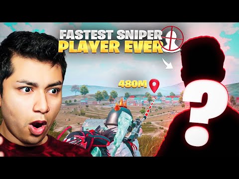FASTEST SNIPER PLAYER IN THE WORLD | PUBG MOBILE | BGMI