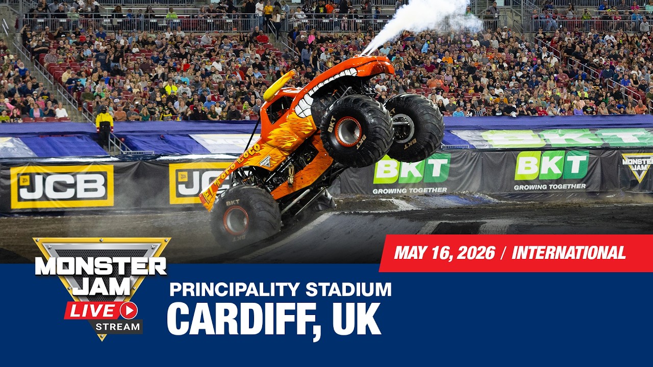 Monster Jam: Cardiff, UK (Full Event) | May 16, 2026 | International