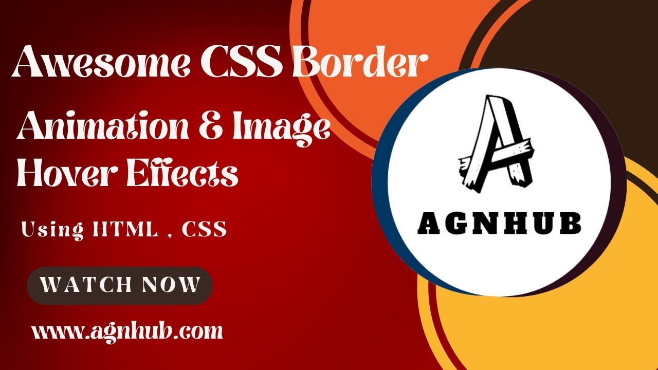 Awesome CSS Border Animation & Image Hover Effects | Html CSS#design #tutorial #coding #viralvideo