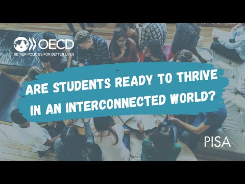 What did the PISA 2018 global competence test assess, and why is it important?