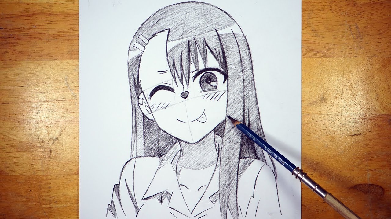 How to Draw Nagatoro - [Ijiranaide Nagatoro-San]