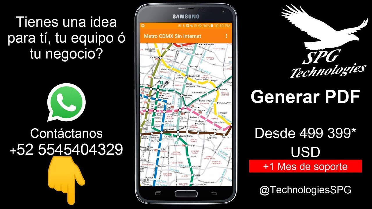 Metro Map CDMX Without Internet (Offline) | Metro of the City of Mexico Android App 2022
