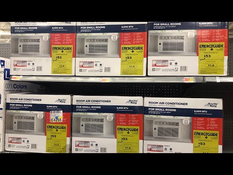AIR CONDITIONERS IN WALMART! BEAT THE SUMMER HEAT!!!