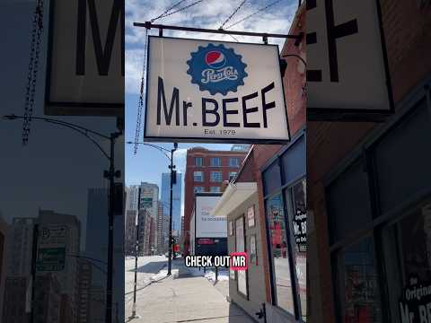 Italian beef sandwich in📍Chicago
