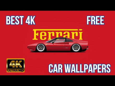 Ferrari Aesthetic Wallpaper - 4K Desktop Background | 3 Hours Screensaver