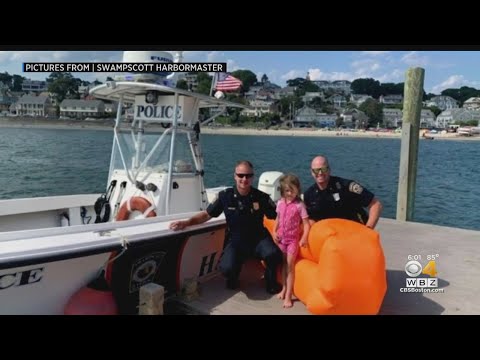 Harbormaster Rescues Girl Who Drifted Away From Beach In Raft