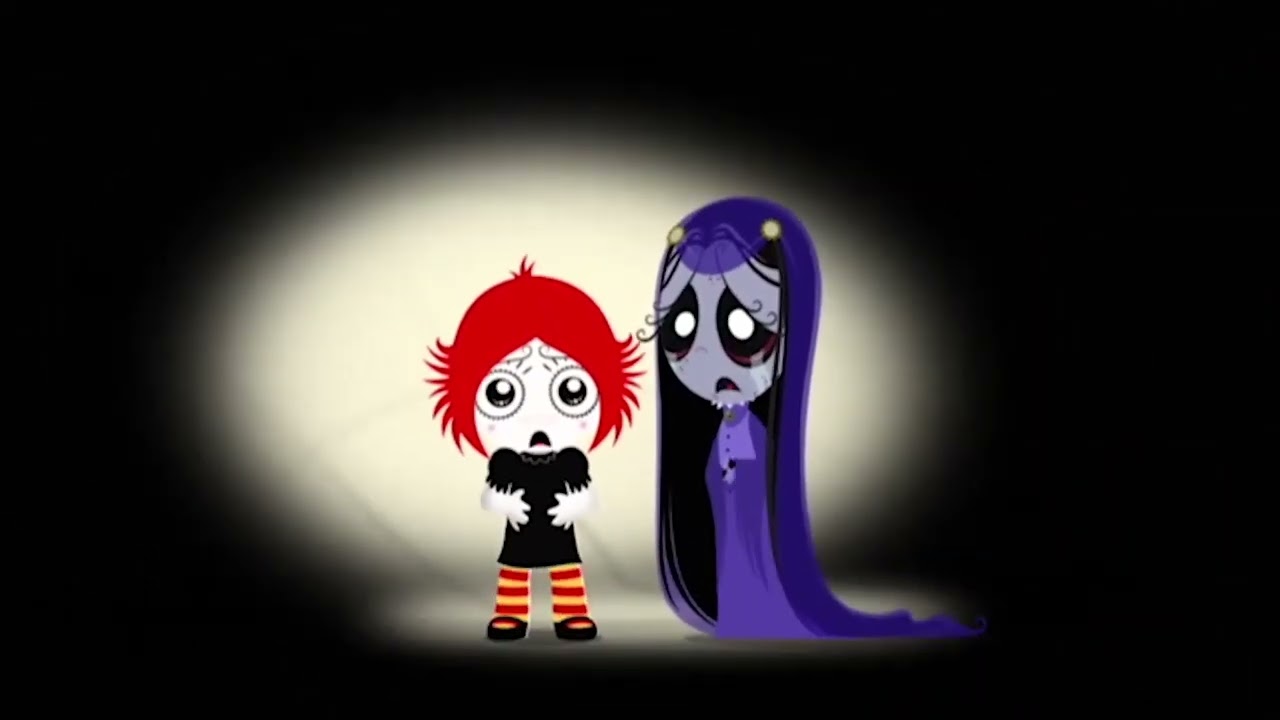 Ruby Gloom - Ruby Gloom and Misery's stomachs growl