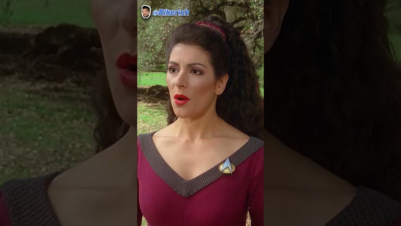 Troi is not a Horse Girl #startrek