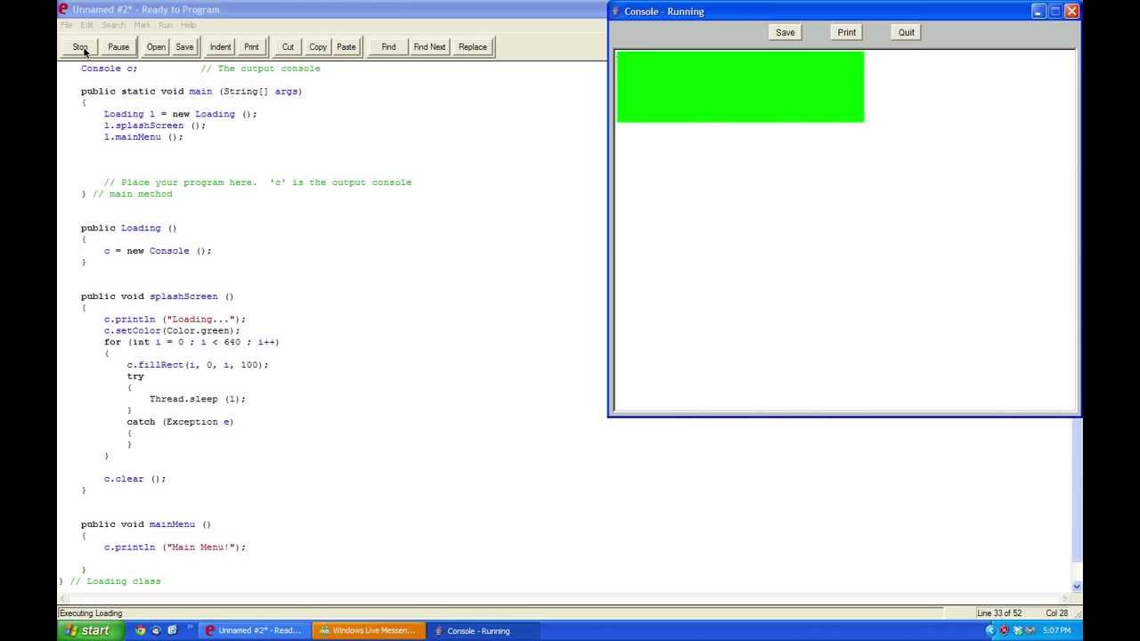 Ready to Program Java Tutorial: How to make a splashScreen