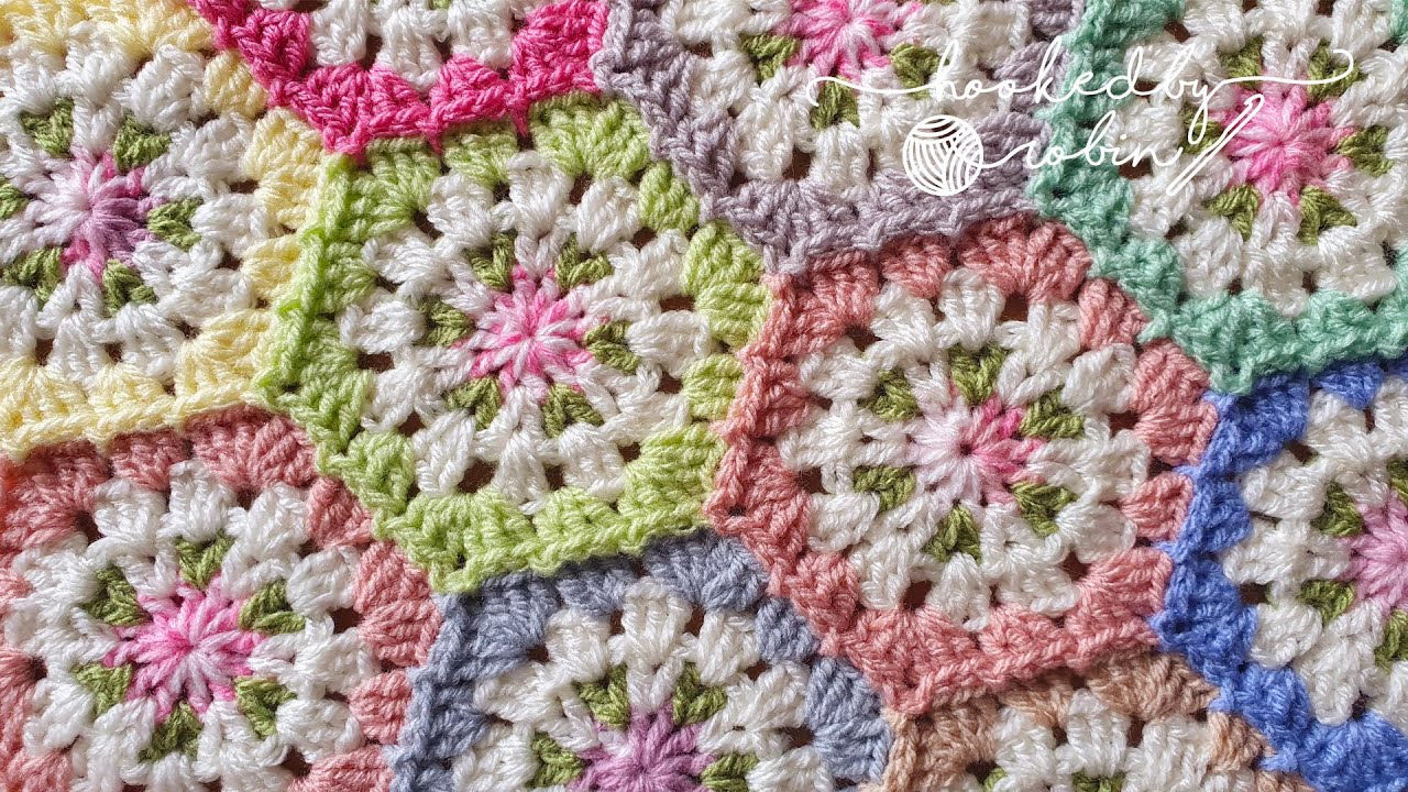 Crochet Vintage Hexies Tutorial 🥰 | Made by Anita