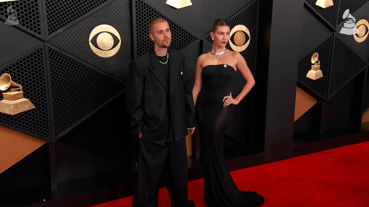 JUSTIN & HAILEY BIEBER | Red Carpet Fashion Cam | 2026 GRAMMYs