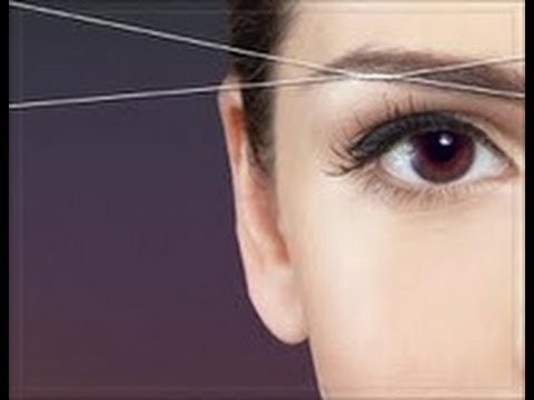 Aprende a depilar tus cejas con hilo! Video #Belleza | Lamovidanet.com