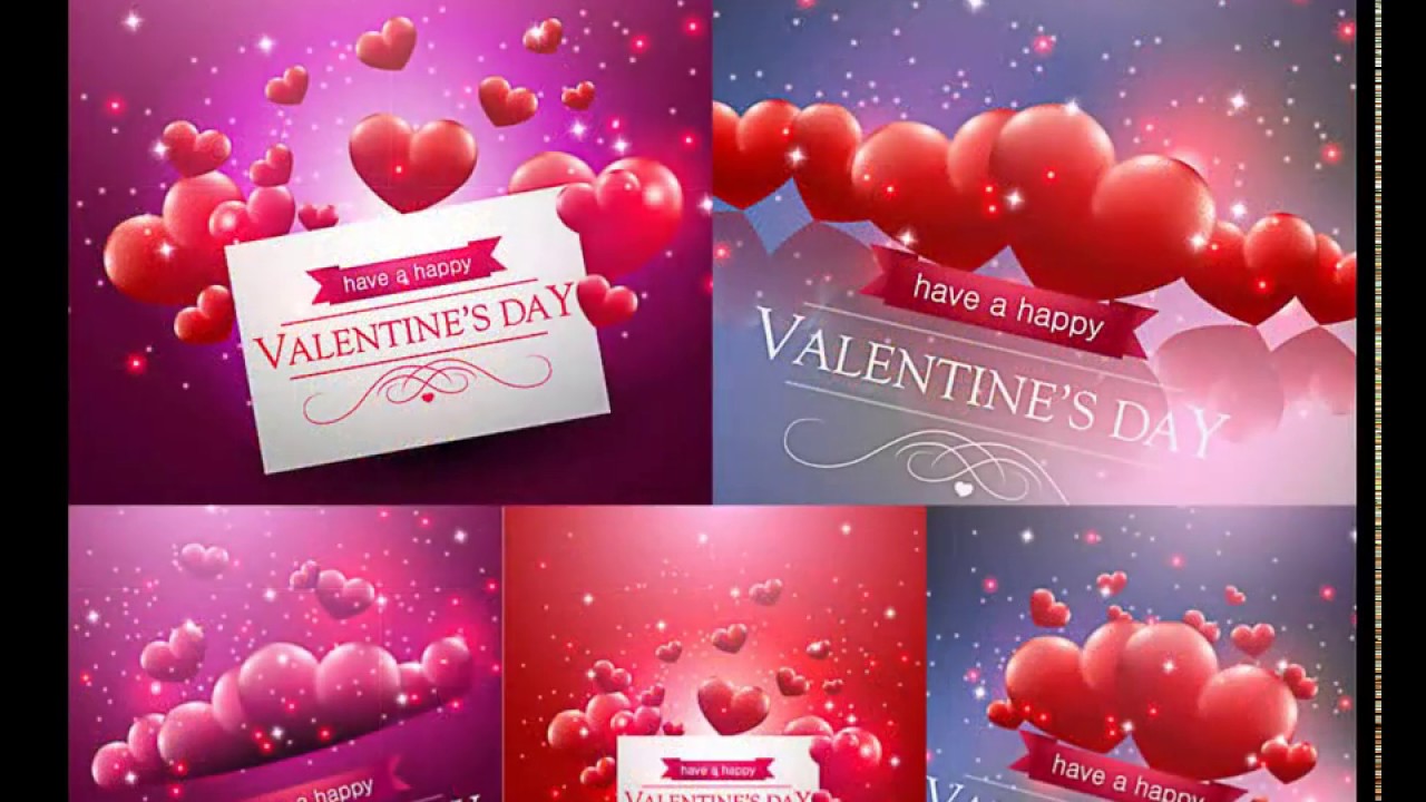 Vector graphics - Valentine cards, banners, backgrounds, hearts for inspiration free download